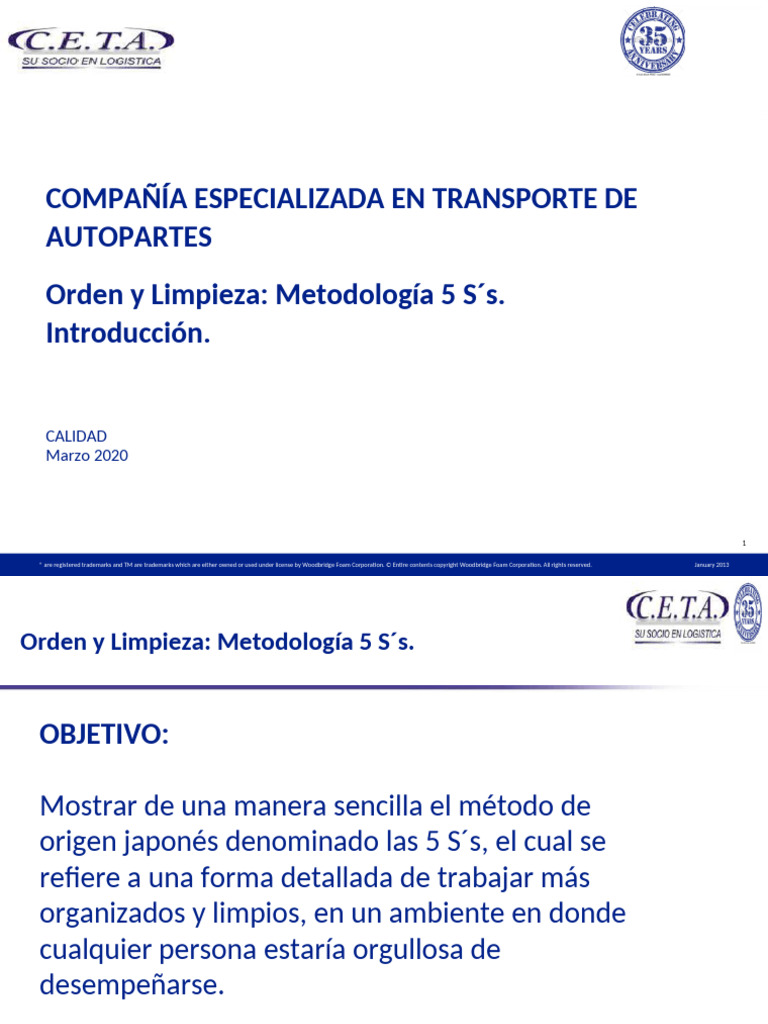 5 S's - CETA - 2020 | PDF