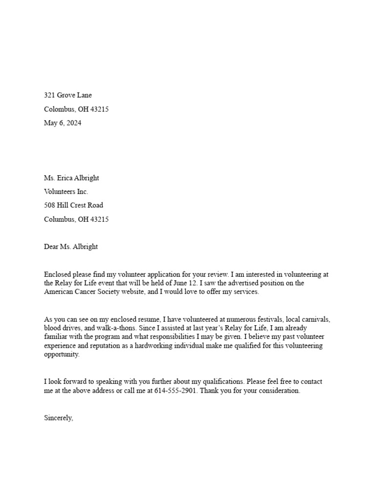 Block Style Letter | PDF