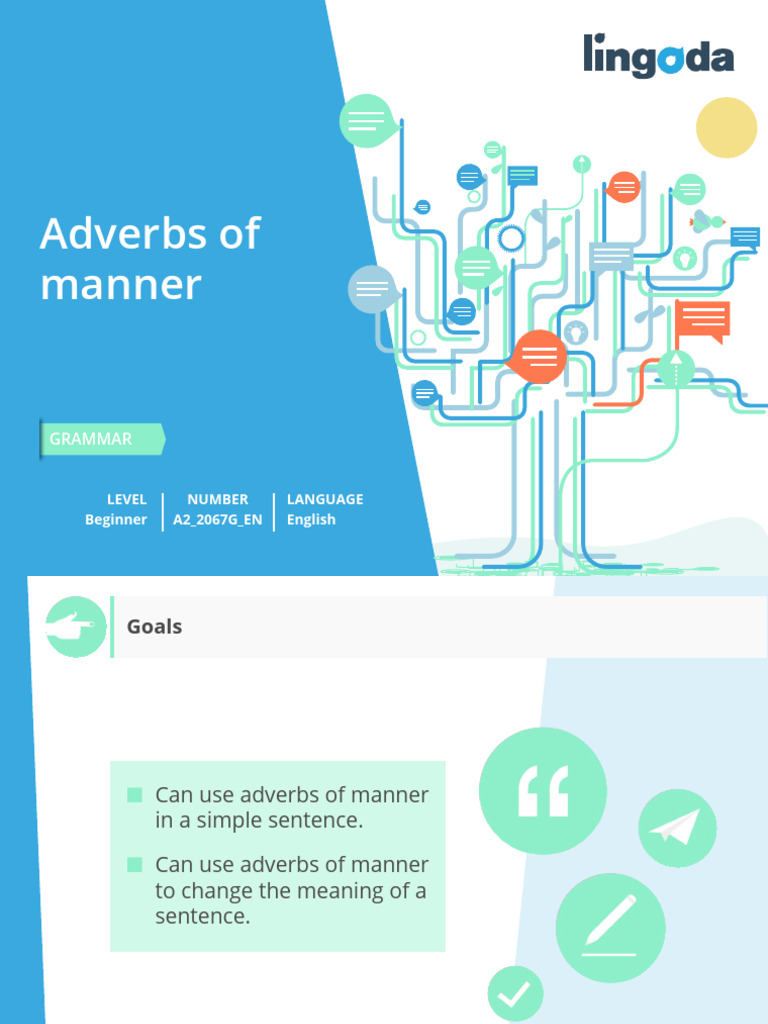 Adverbs of Manner | PDF | Adverb | English Language