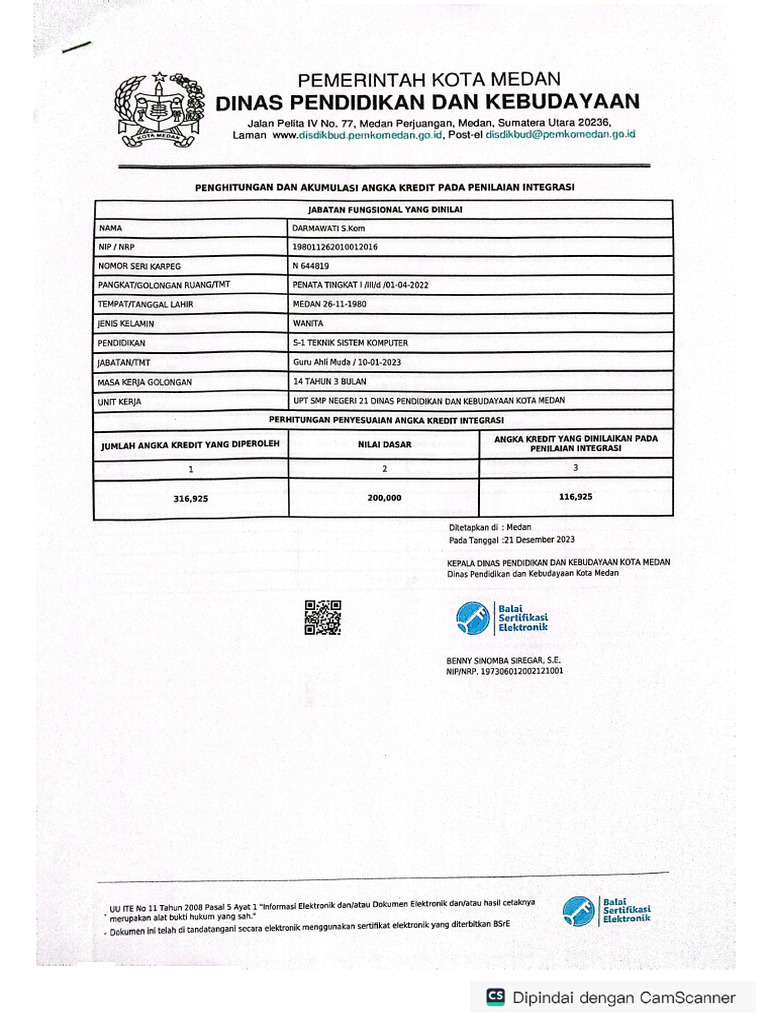 Pak Integrasi New | PDF