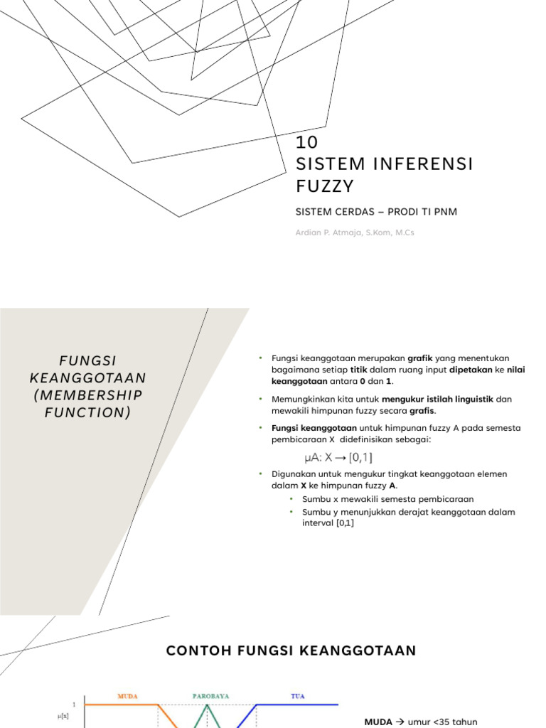 Sistem Inferensi Fuzzy | PDF