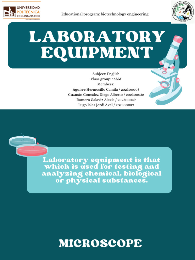 Essential Laboratory Equipment Guide | PDF
