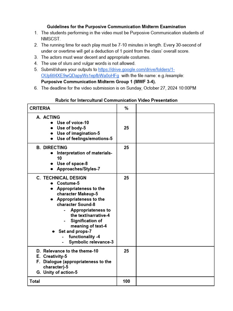 PurCom Midterm Exam 900AM 1030AM TTh | PDF