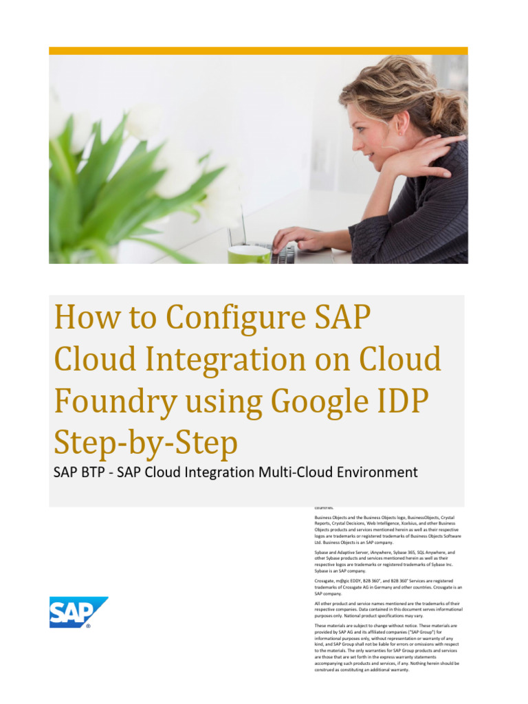 How To Configure SAP Cloud Integration Cloud Foundry Using Google IDP | PDF | Computing | Software