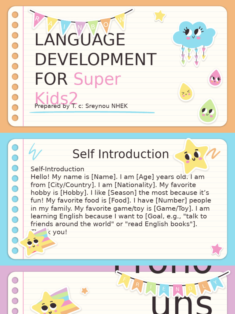 Language Arts Development for Pre-K by Slidesgo | PDF | Planets ...