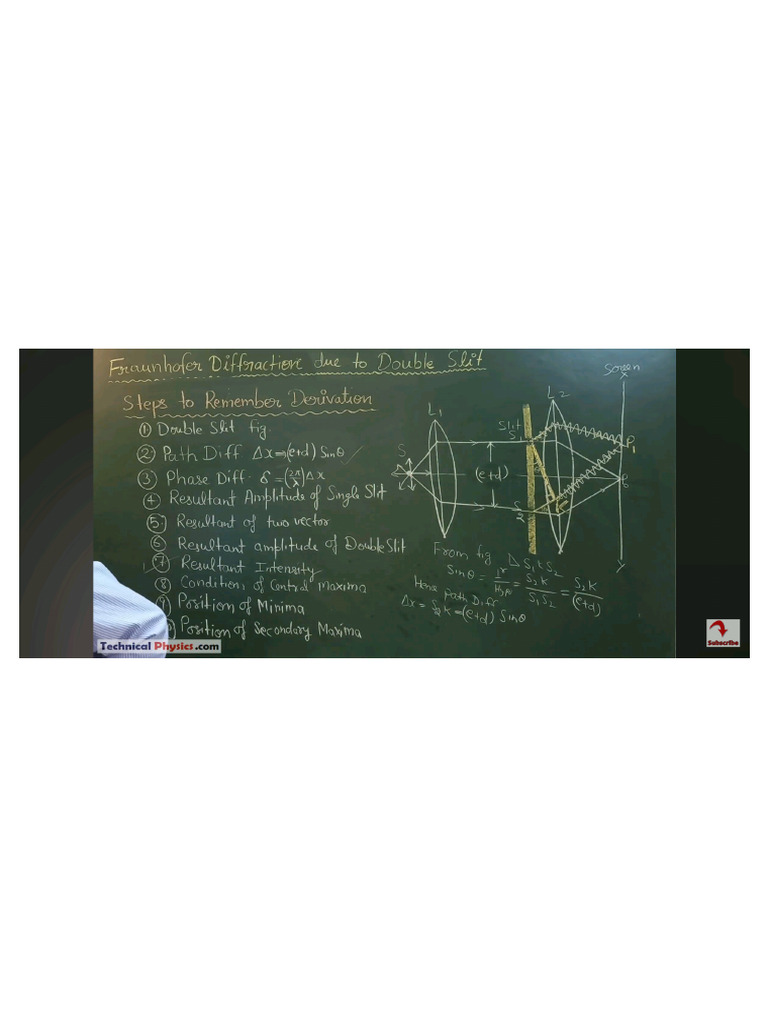 Fraunhofer diffraction | PDF