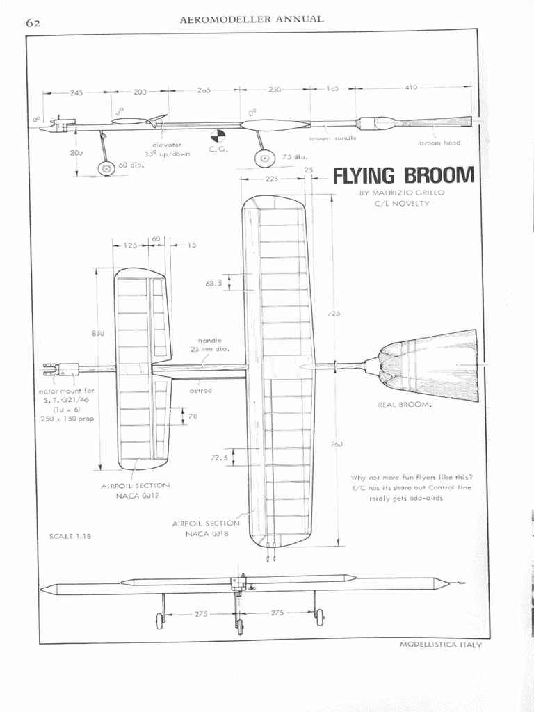 Flying Broom Plane Plans | PDF