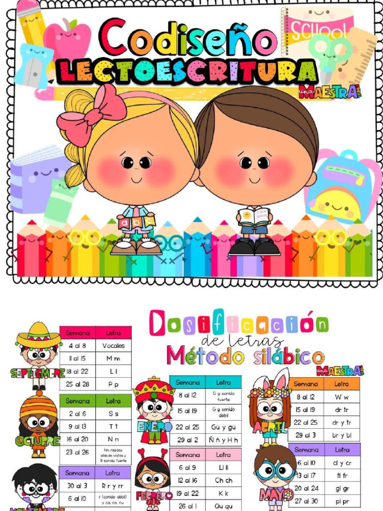 CODISEÑO PLAN ANUAL LECTOESCRITURA .PDF Versión 1 | PDF | Escritura | Vocal