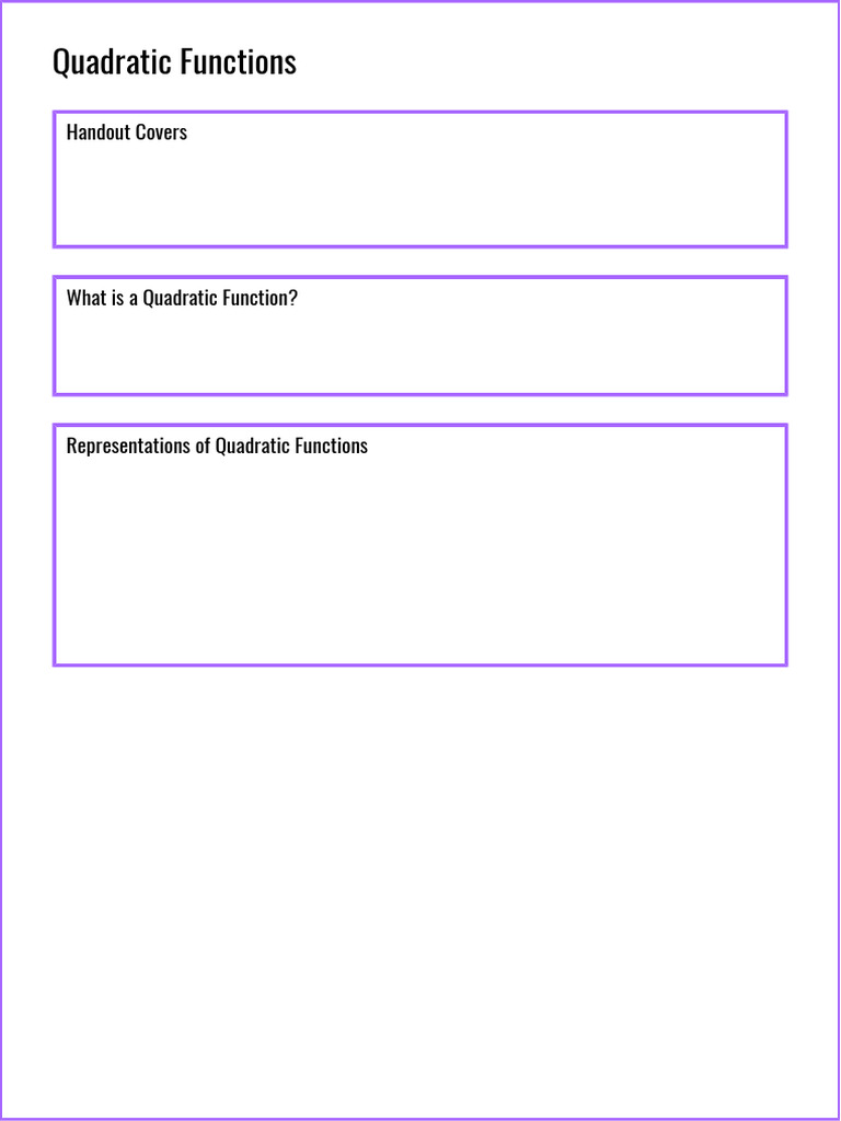 Understanding Quadratic Functions | PDF | Quadratic Equation | Function (Mathematics)