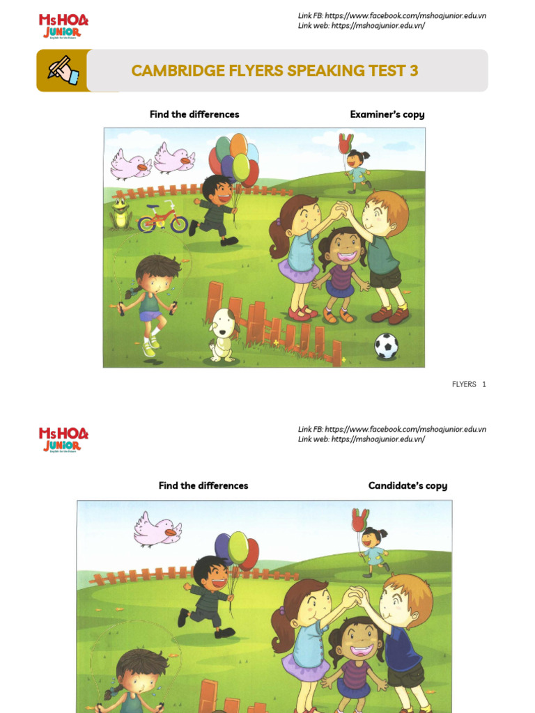 Cambridge Speaking Test 3 | PDF