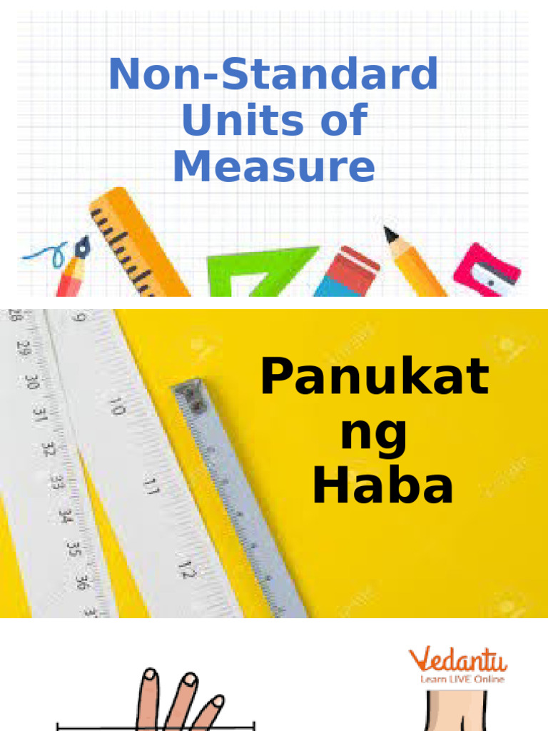 Non-Standard Units of Measure | PDF