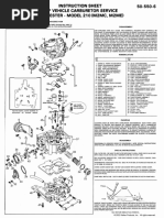 HIF44 Carburetor Instruction Manual | PDF | Carburetor | Valve
