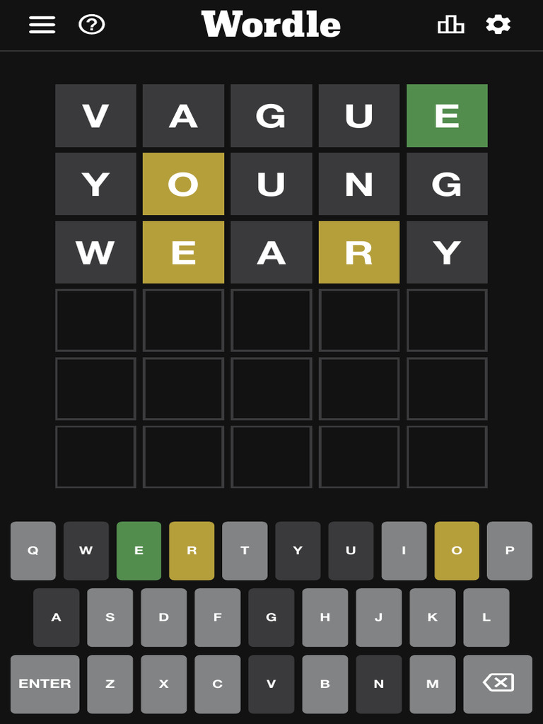 Wordle - The New York Times 5 | PDF