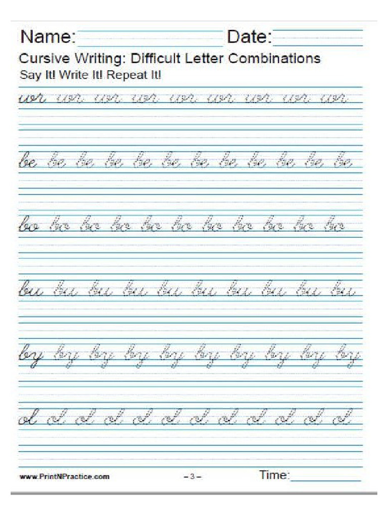 Cursive | PDF
