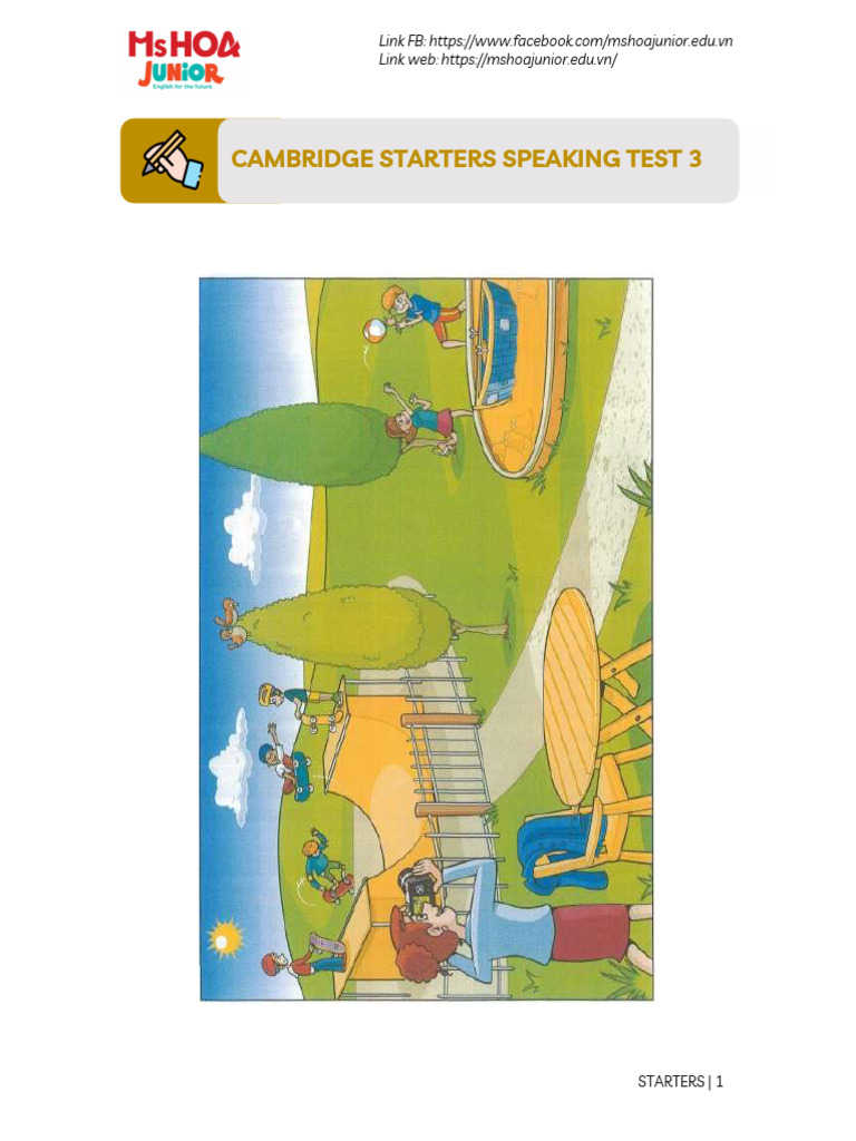 Cambridge Test 3 Speaking Official | PDF
