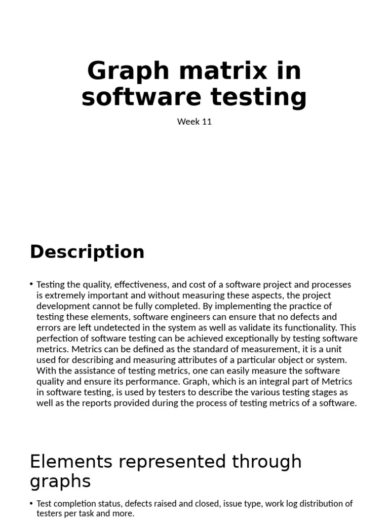 Graph Matrix in Software Testing | PDF | Software Testing | Matrix ...
