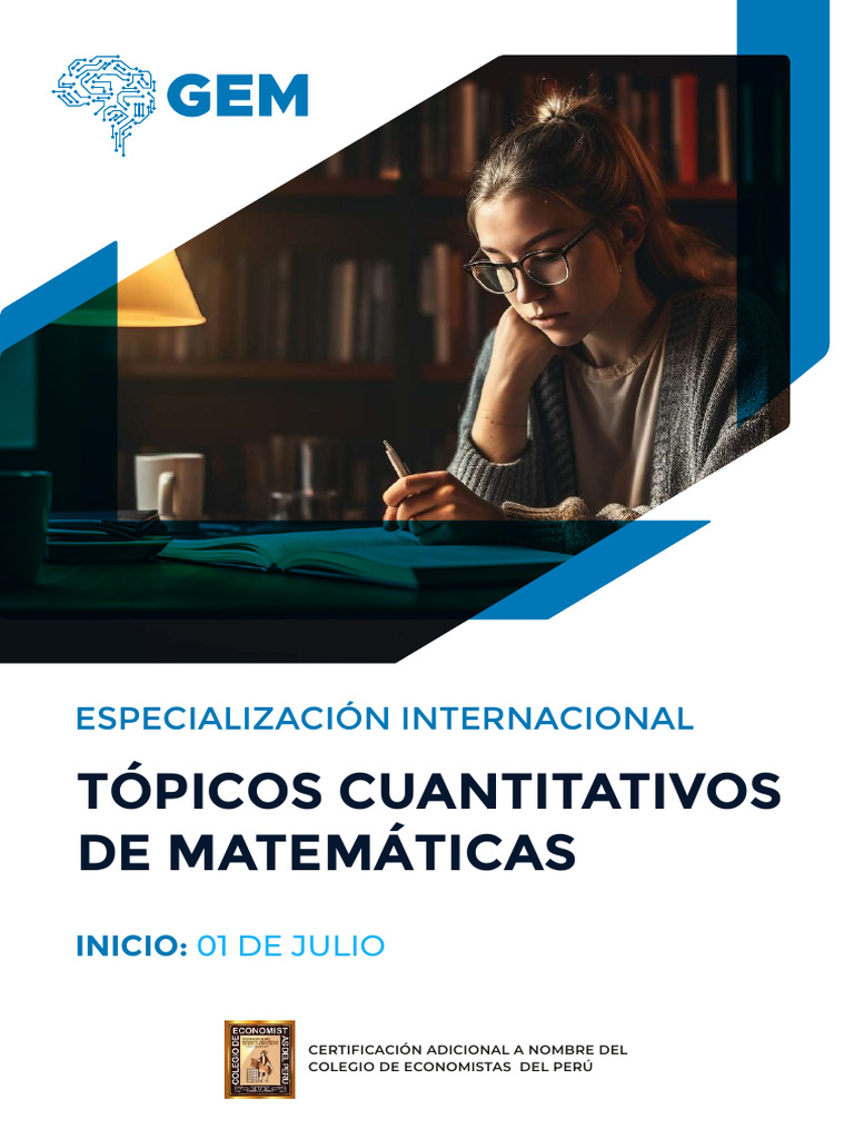 Brochure Especializacion Internacional Topicos Cuantitativos ...