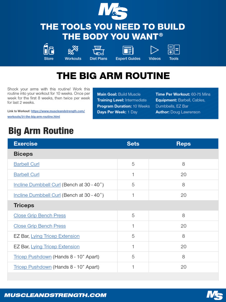 Arm Day | PDF