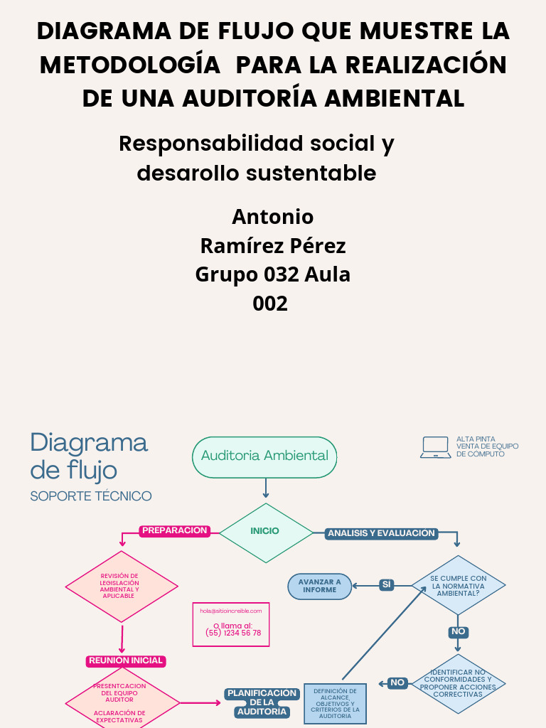 Grafica Diagrama de Flujo Profesional Beige | PDF