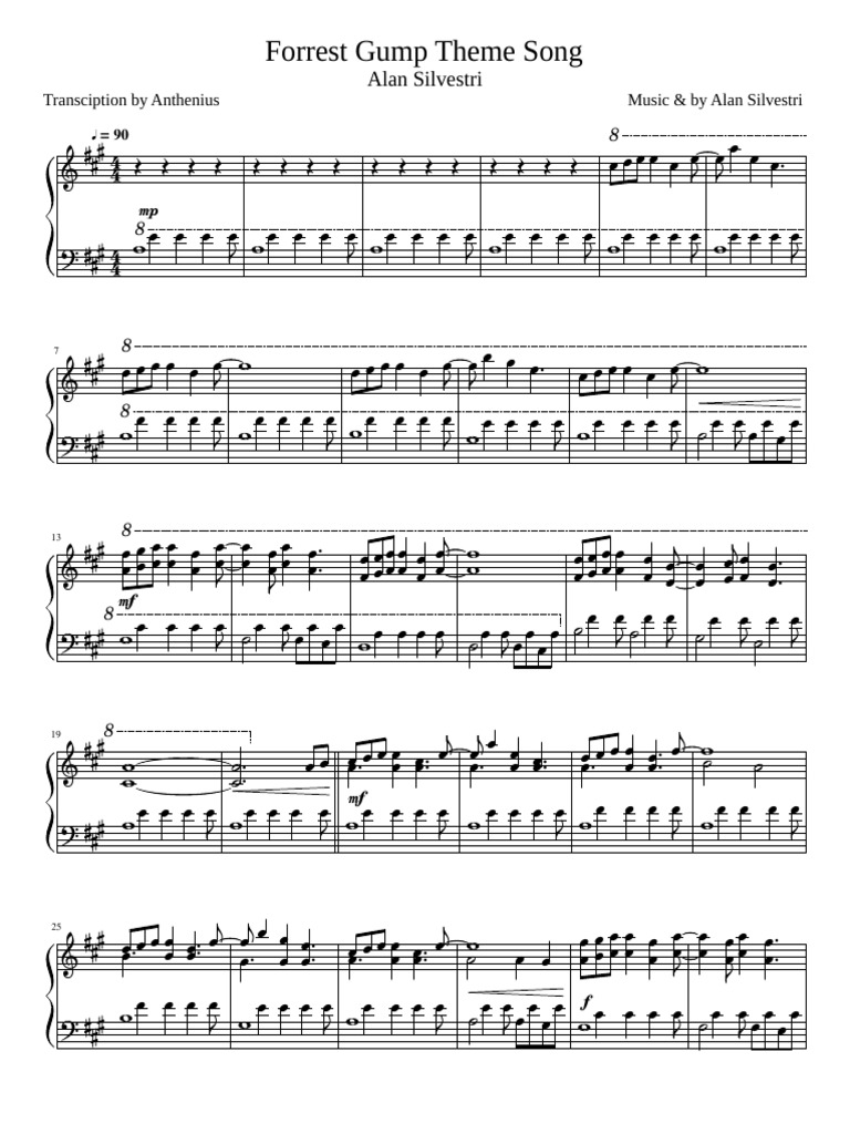 Forrest Gump Theme Song | PDF