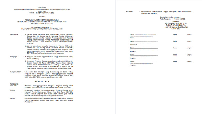 Sk Lpj Pengurus Lama | PDF