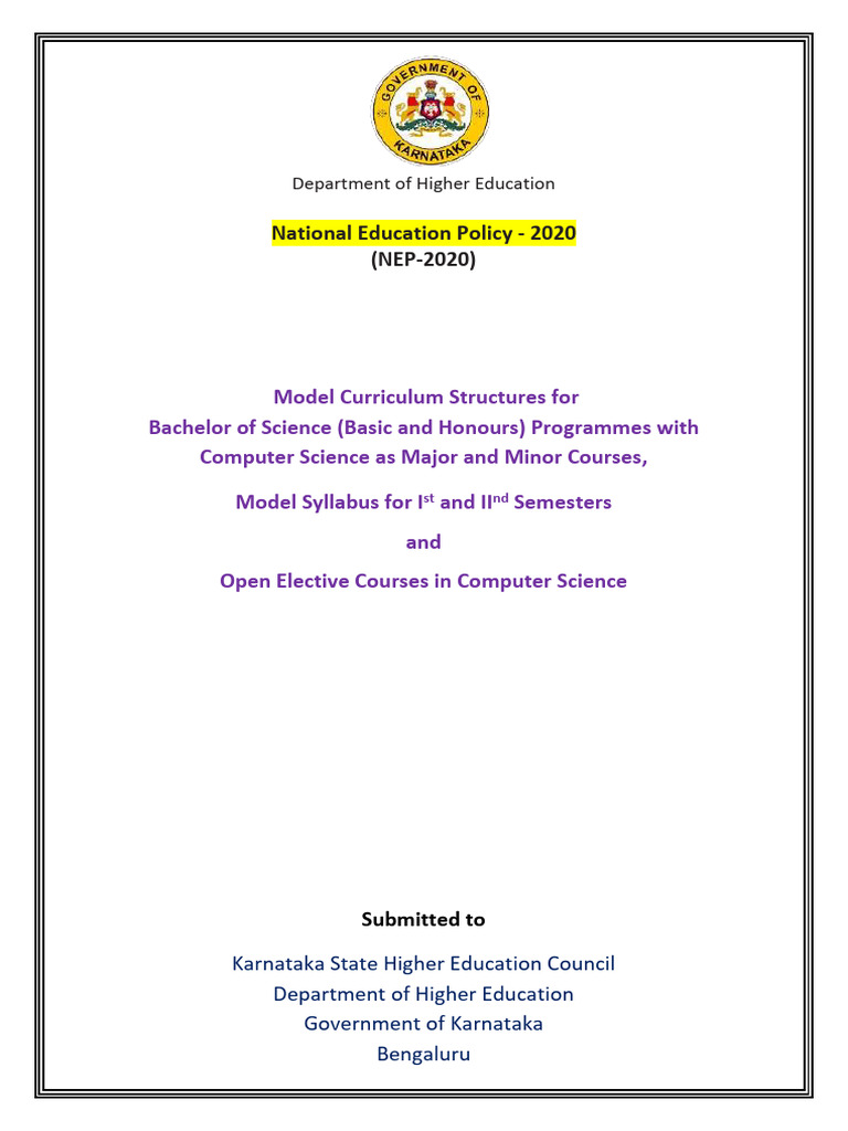 Computer Sciennce BSc & BCA (1) | PDF | Pointer (Computer Programming) | Computer Programming