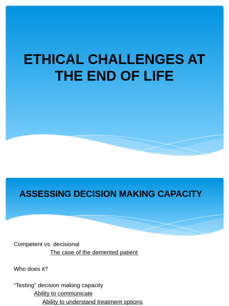 Ethical Aspects On End of Life Care | PDF | End Of Life Care | Autonomy