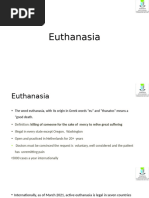 Types of Euthanasia | PDF | Death | Medicine