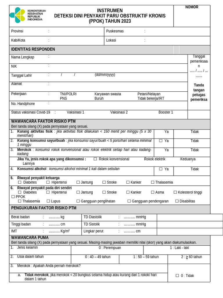 Instrumen PUMA 2024 | PDF