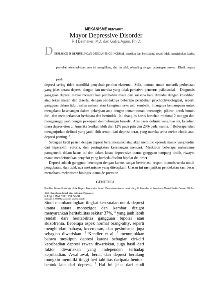 Translit Jurnal Depresi | PDF