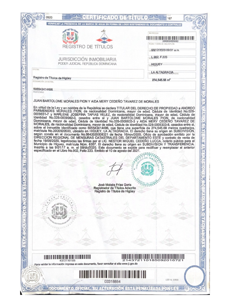 Certificado de Titulo | PDF