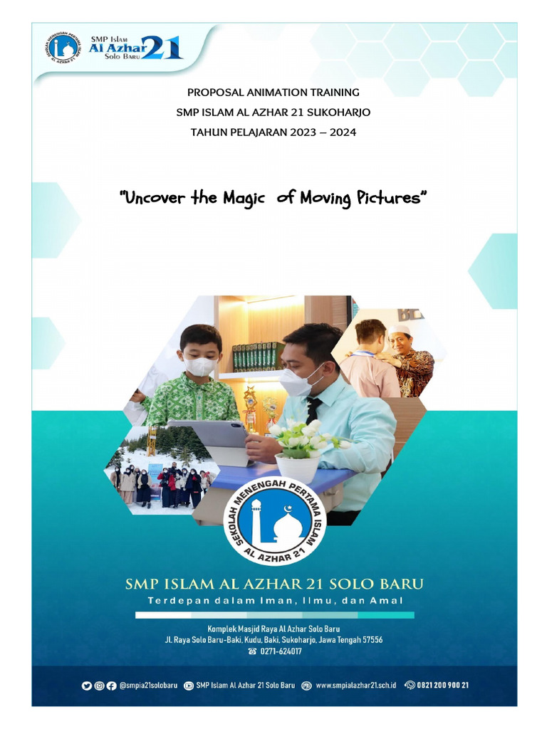 Proposal Animation Training Kelas 7 2023_2024 | PDF