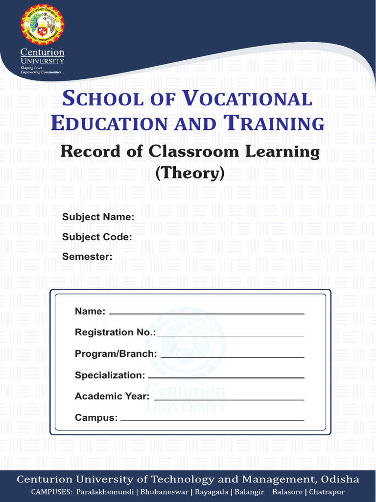Classroom Learning Record Template | PDF | Cognition | Learning