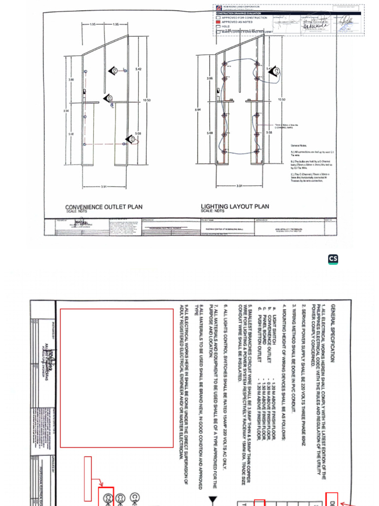 Department of Agriculture (CDO) - Electrical Lay-Out 2 1-Signed | PDF ...