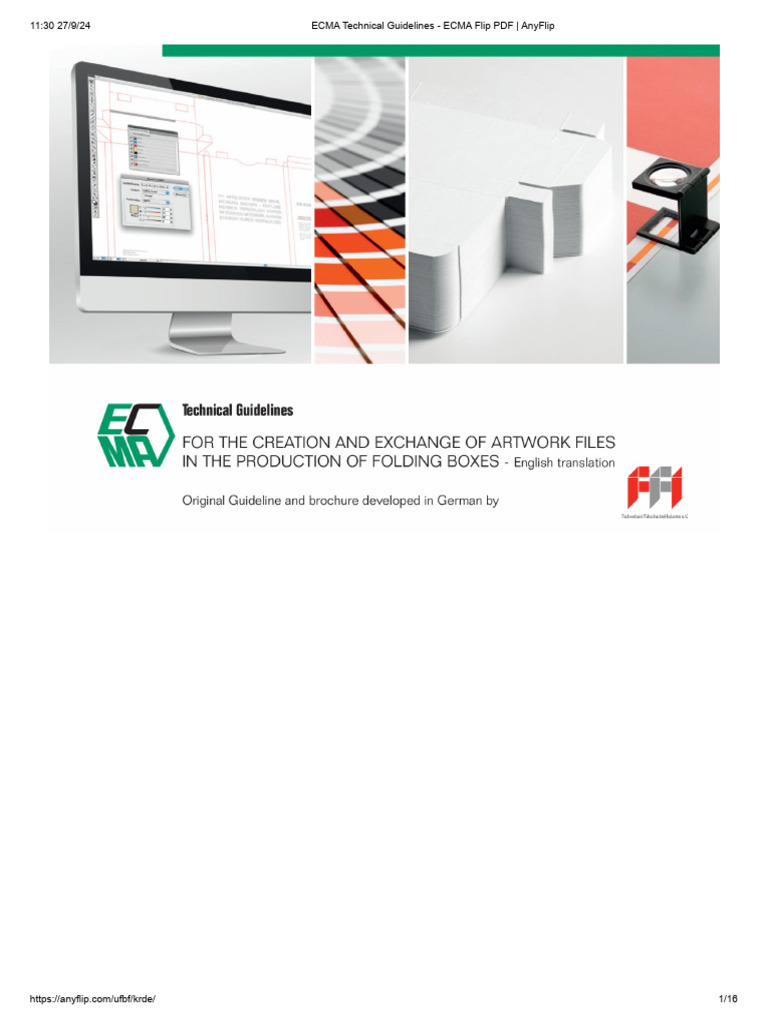 ECMA Technical Guidelines Overview | PDF