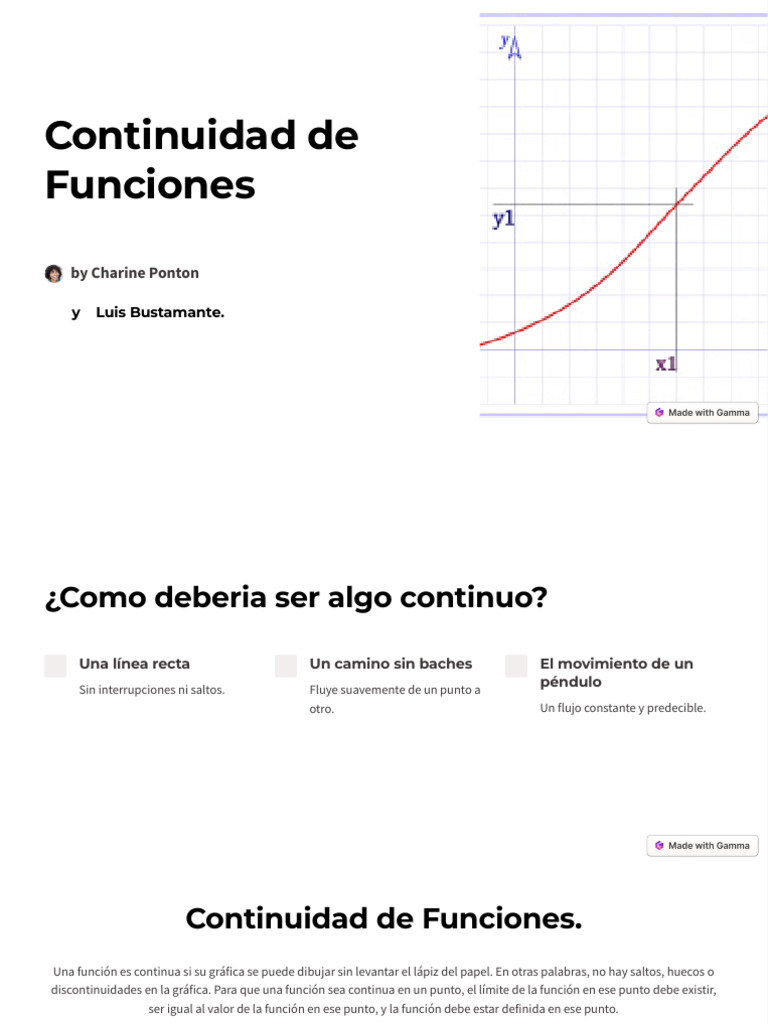 Continuidad de Funciones | PDF | Función continua | Función (Matemáticas)