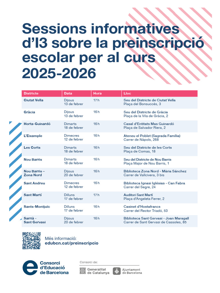 Preinscripció Curs 2025-2026 | PDF