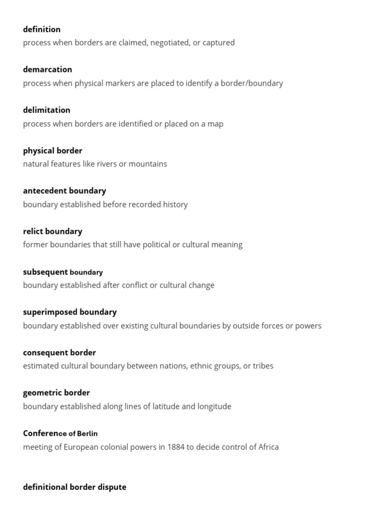 Unit 4 Political Vocabulary AP Human Geography 4 | PDF