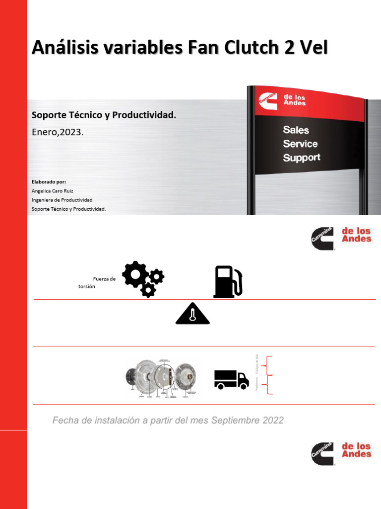 Análisis de Eficiencia del Fan Clutch | PDF