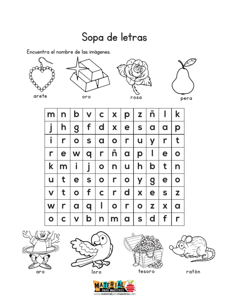 Sopa de Letras r | PDF