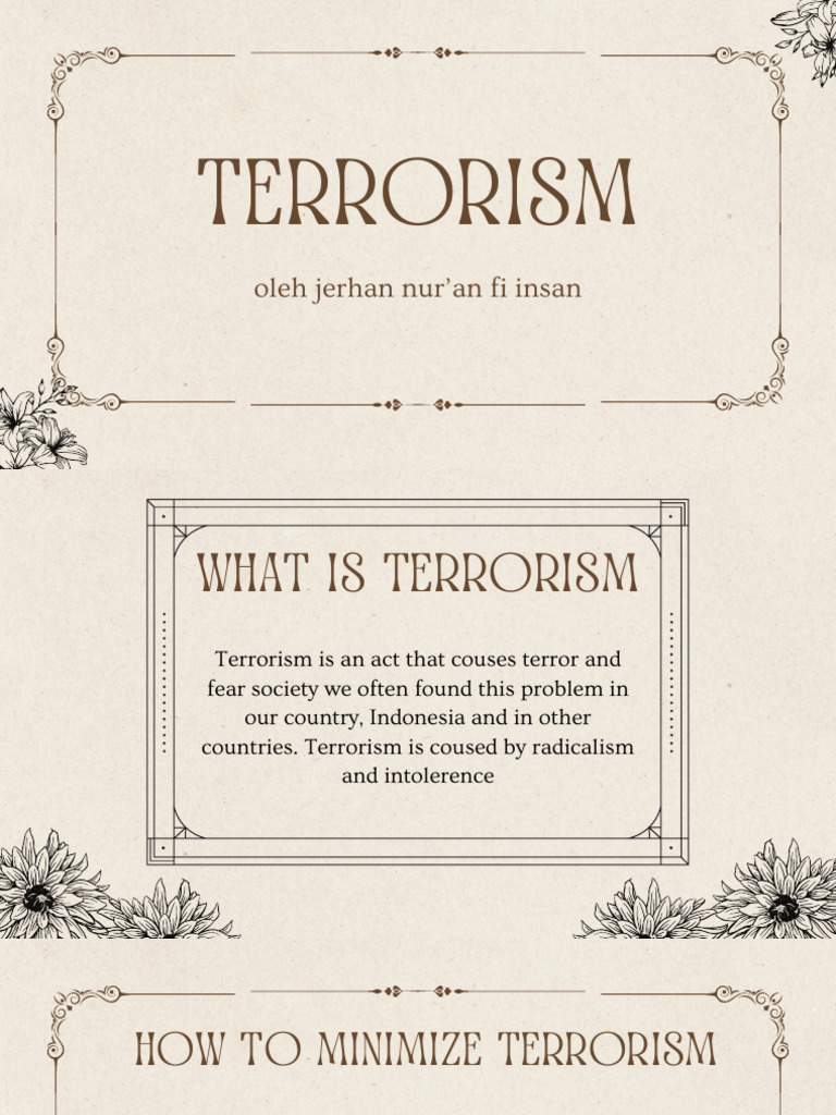 Terrorism | PDF