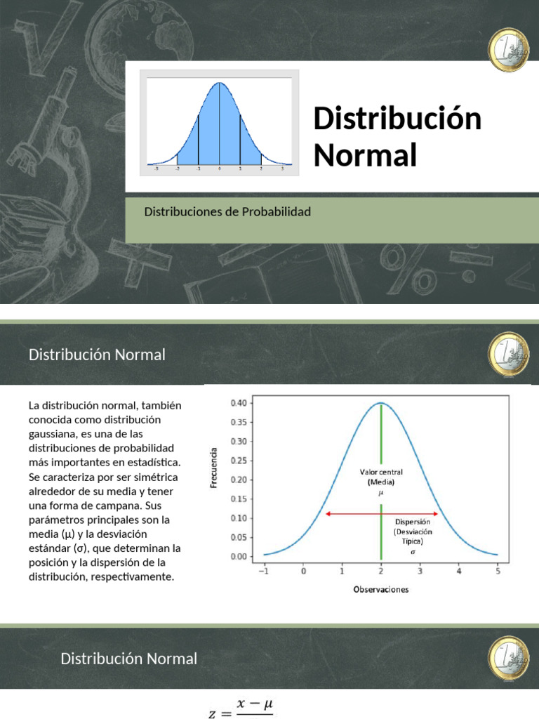 Características de la Distribución Normal | PDF