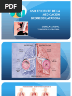 Broncodilatadores: SABA, LABA y LAMA | PDF