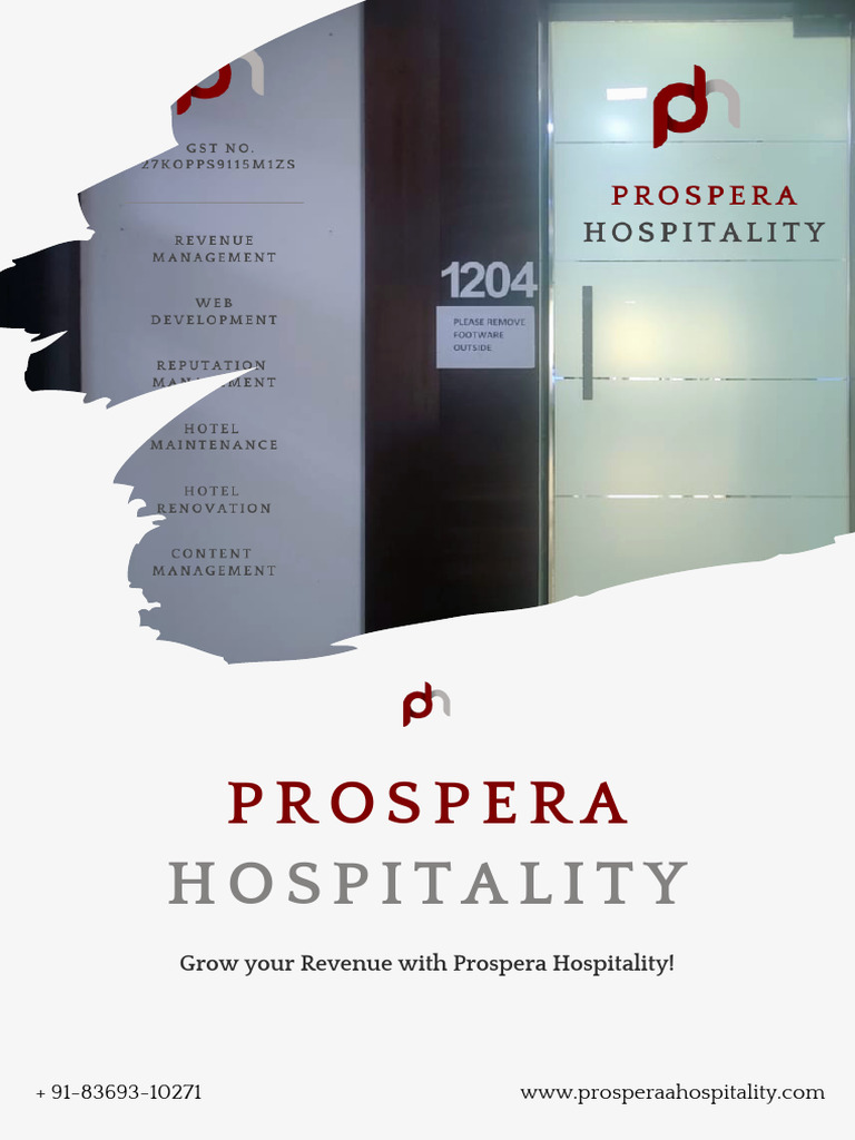 Prospera Hospitality Services Brochure | PDF | Marketing | Business Process