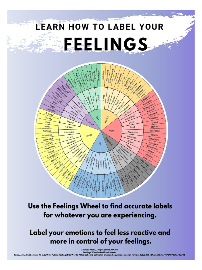 Feelings Wheel | PDF