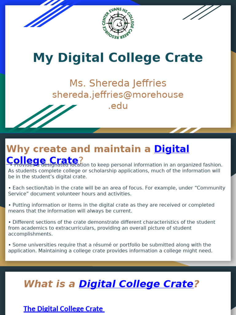 Copy of -My Digital College Crate | PDF | Sat