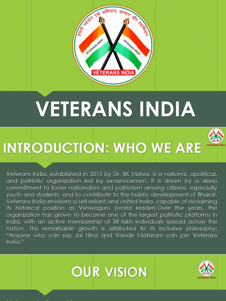 Veterans India: National Patriotism Movement | PDF | Empowerment ...