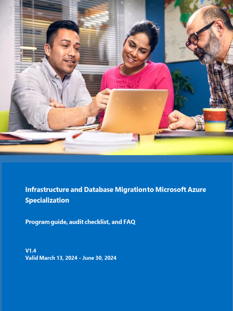 V1 4 Infrastructure and Database Migration to Azure Specialization ...