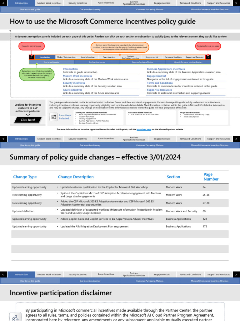 Microsoft Commercial Partner Incentives Guide (1march2024) | PDF ...