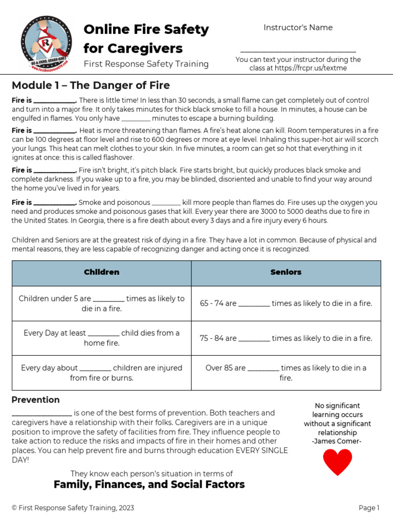 Fire Safety Guide for Children and Seniors | PDF | Fires | Safety